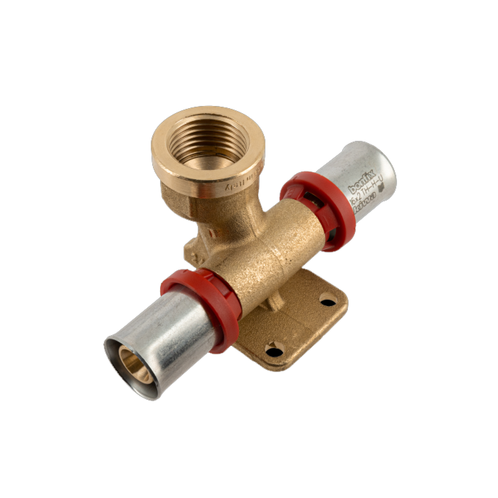 Bonfix Alu-pers muurplaat doorlopend 16 mm x 1/2" | PVCBuis.com