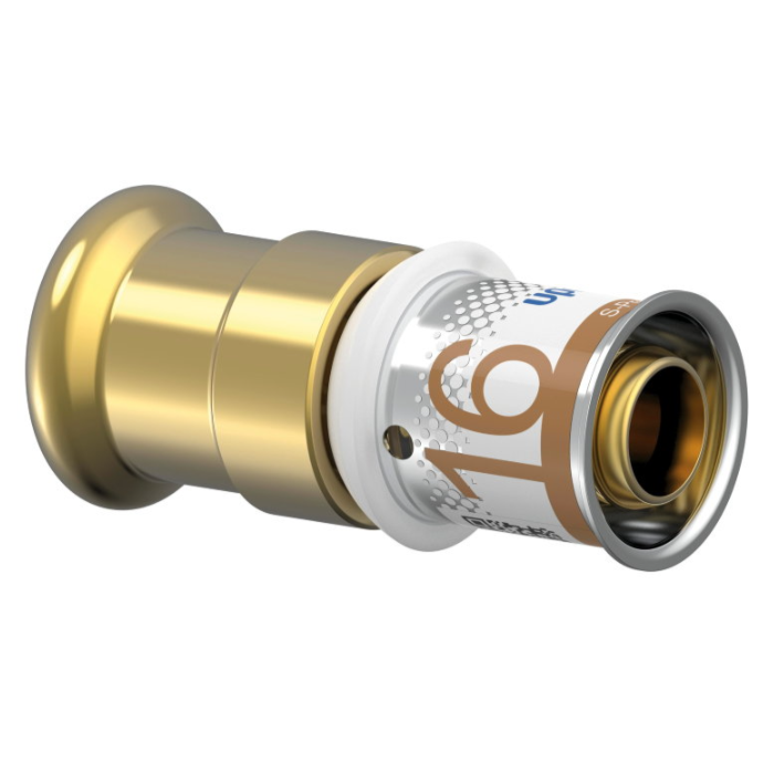 Uponor S-Press PLUS overgangskoppeling SST-CU 16 x 15 mm