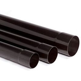 PVC buis zwart 250mm | Kopakkerbuis 250mm | Recyclingbuis