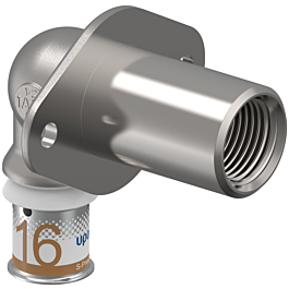 Uponor S-Press Plus wanddoorvoer 16 mm pers x binnendraad ½" | PVCBuis.com