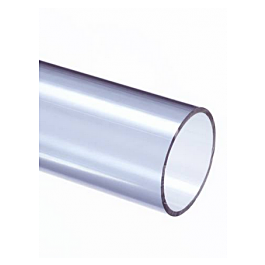 PVC buis transparant, 25 mm t/m 110 mm, lengte 5 meter