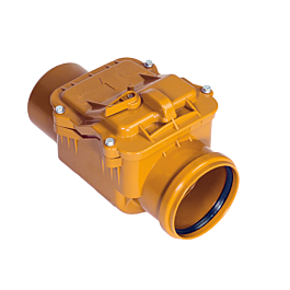 PVC keerklep manchet vergrendelbaar 110 mm | PVCBuis.com