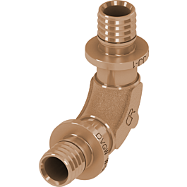 Teceflex knie 90° stromend brons pers 40 x 40 mm | uitstekende ...